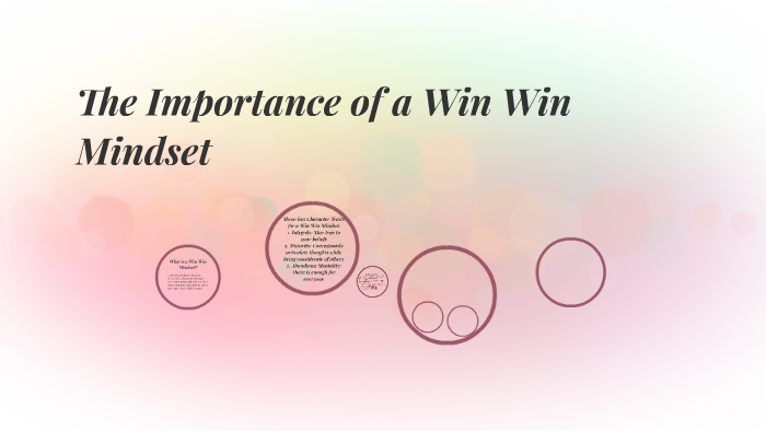 The Importance of a Win Win Mindset by Patricia Cate on Prezi