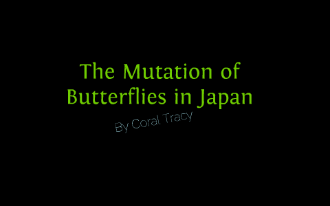 Butterfly Mutation in Japan by Coral Tracy on Prezi