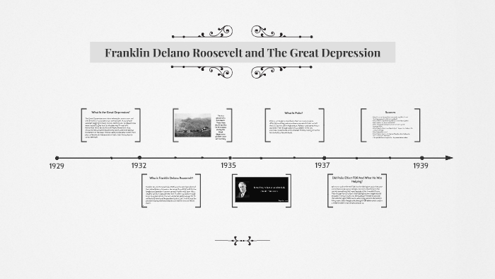 Franklin Delano Roosevelt during the great depression. by aubrey ...