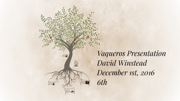 Vaqueros Presentation // David Winstead by David Winstead on Prezi
