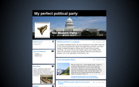 My perfect political party by Andrew Kelly on Prezi
