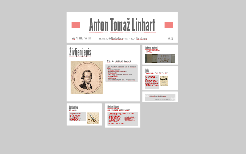 Anton Tomaž Linhart by Tjaša Mumel on Prezi