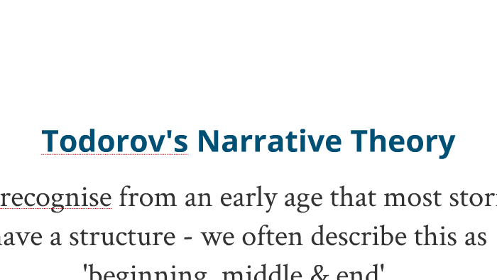 Todorov's Narrative Theory / Propp's Character Theory by D Sanna on Prezi