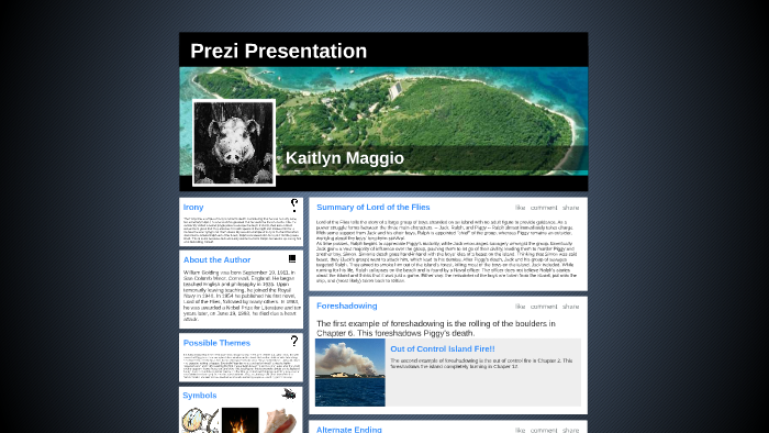 Lord of the Flies Prezi Presentation by Kaitlyn M on Prezi