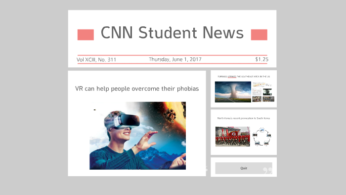 CNN Student news by 은정 박
