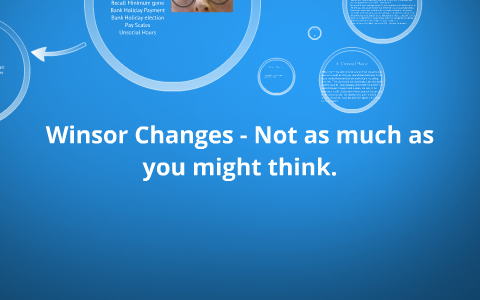 Winsor Changes by Neal Alston on Prezi