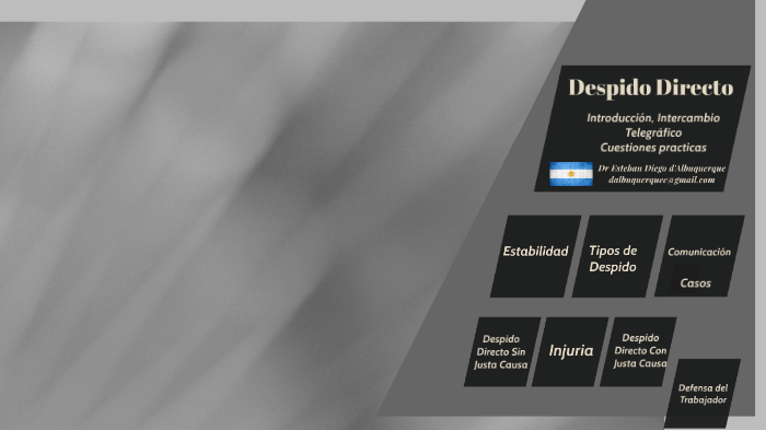 Despido DIrecto- Practica y Introducción.- 2da toma by