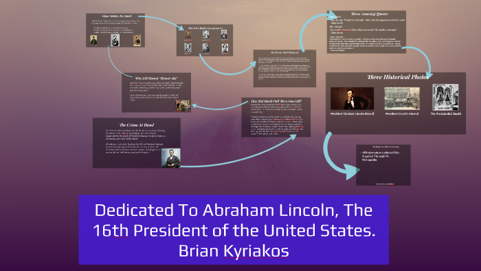 Abraham Lincoln was the 16th President of the United States, by on Prezi