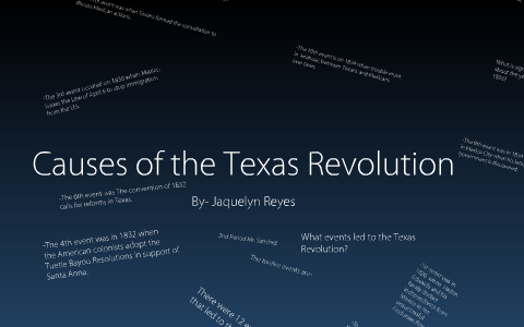 Causes of the Texas Revolution by Jaquelyn Reyes on Prezi