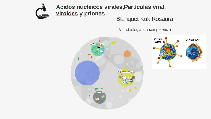 Acidos nucleicos virales,Partículas viral, viroides y by Rosaura ...