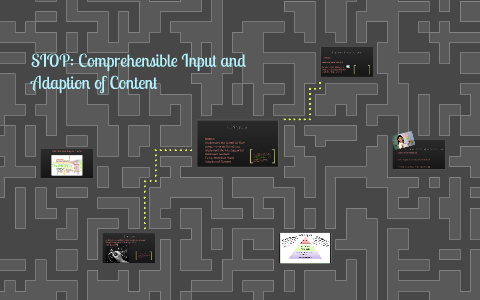 SIOP: Comprehensible Input and Adaption of Content by Mike Cush on Prezi