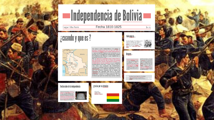 Independencia de Bolivia by juanita velez on Prezi