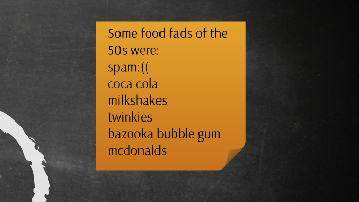 Fads Of The 50s! by Rita Rabalais on Prezi