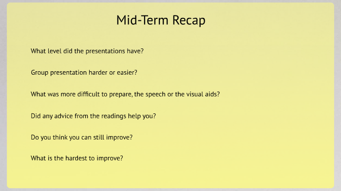 Writing a speech by on Prezi