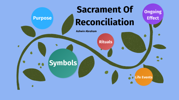 Sacrament Of Reconciliation Symbols