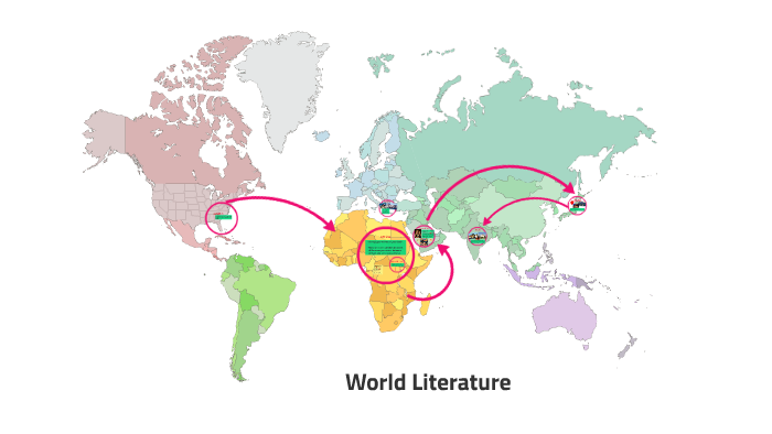 World Literature Map by Ashley Roberts on Prezi