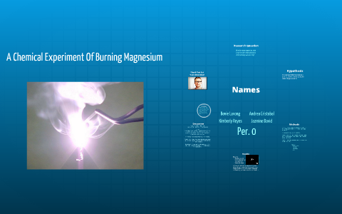 A Chemical Experiment Of Burning Magnesium by Jazmine David on Prezi