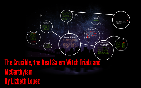 The Crucible, the Real Salem Witch Trials and McCarthyism by lizbeth lopez