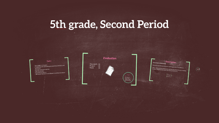 5th grade, Second Period by Rocío García on Prezi