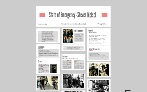 State of Emergency -Steven Meisel by emily culbert on Prezi