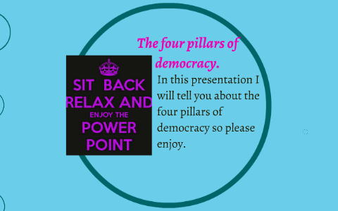 the four pillars of democracy. by simon danforth on Prezi