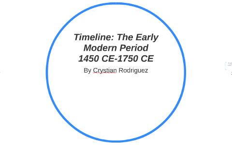 Timeline: The Early Modern Period by on Prezi