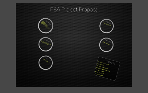PSA Project Proposal by Christian Turner on Prezi