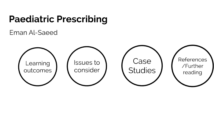 Paediatric Prescribing by Eman Al-Saeed on Prezi