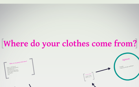 Where do your clothes come from? by Julia B on Prezi