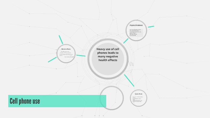 Heavy use of cell phones leads to many negative health effec by ...