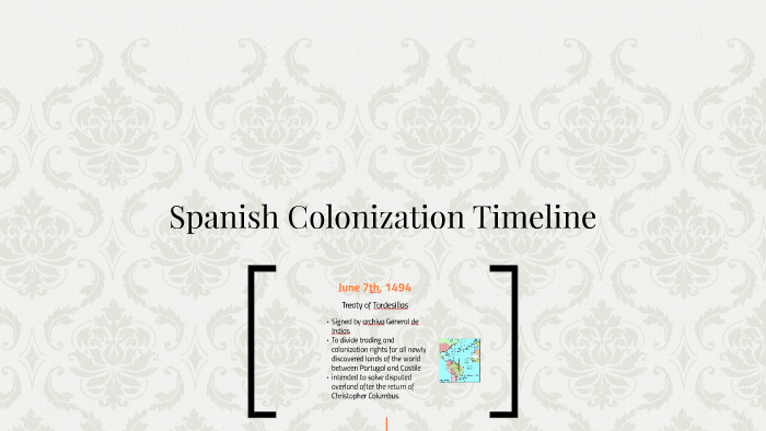 Spanish Colonization Timeline by Alli Hickman on Prezi