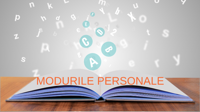 Modurile personale ale verbelor by Ella Radu on Prezi