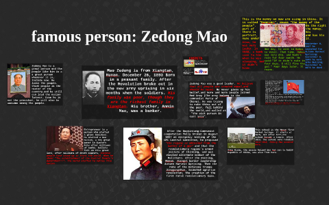famous person: Zedong Mao by Ellen Schmitt on Prezi