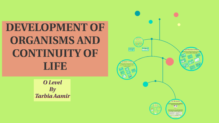 DEVELOPMENT OF ORGANISMS AND CONTINUITY OF LIFE by tarbia aamir on Prezi