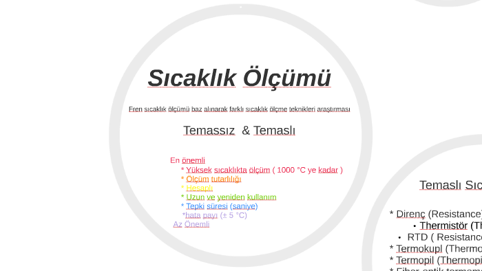 Sıcaklık Ölçümü by Sinem Duman on Prezi