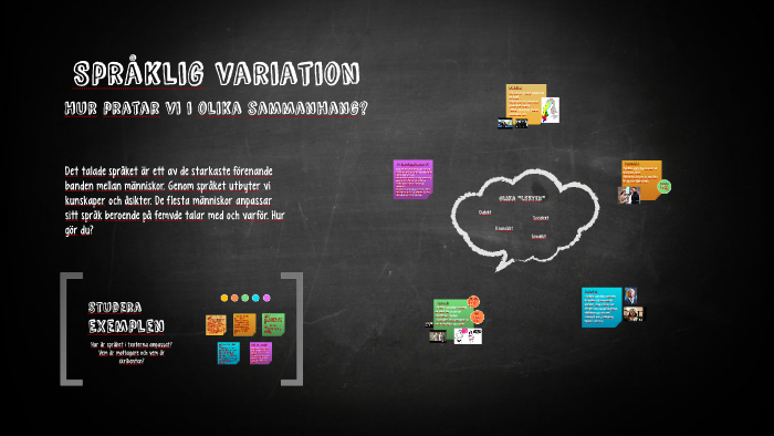 Språklig variation by Frida Gyllinge on Prezi