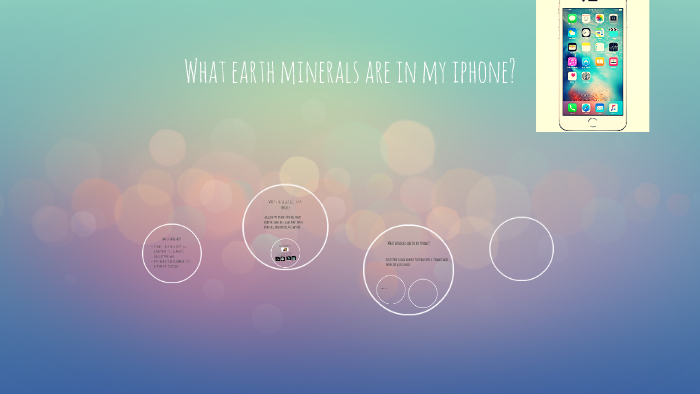 What earth minerals are in my iPhone? by Kaitlynn Jensen on Prezi