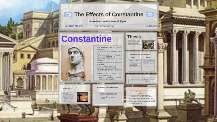 The Effects of Constantine by on Prezi