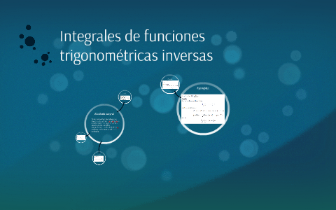 Integrales de funciones trigonométricas inversas by Jesús Carrillo ...