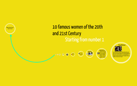 10 famous women of the 20th and 21st Century by Múinteoir Donal on Prezi