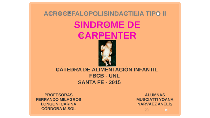 SINDROME DE CARPENTER by HOLA HOLA on Prezi