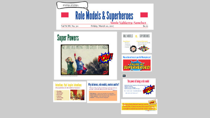 Role Models & Superheroes by on Prezi