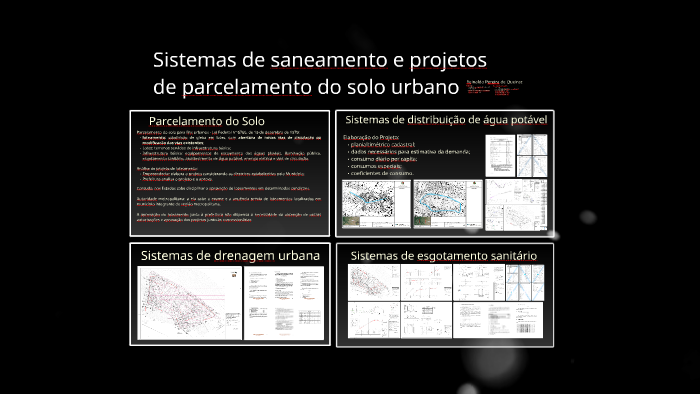 Saneamento e projetos de parcelamento do solo urbano by on Prezi