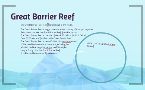 Great Barrier Reef by lucas stace on Prezi