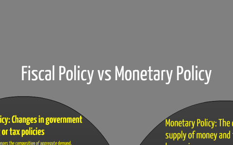 Fiscal Policy vs Monetary Policy by Alex Perito on Prezi