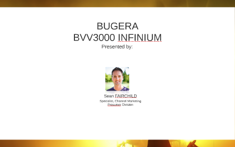 BUGERA BVV3000 INFINIUM by Darwin Filipinia on Prezi