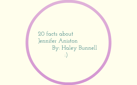 20 things about Jennifer Aniston by Haley Bunnell on Prezi