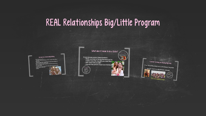 REAL Relationships Big Little Program by Callie Havard on Prezi