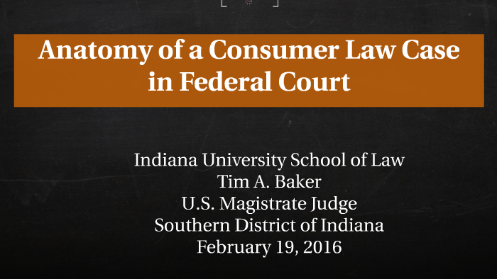 Anatomy of a Consumer Law Case by Faith Alvarez