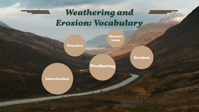 Content Vocabulary: Weathering and Erosion by Charlotte McMichael on Prezi